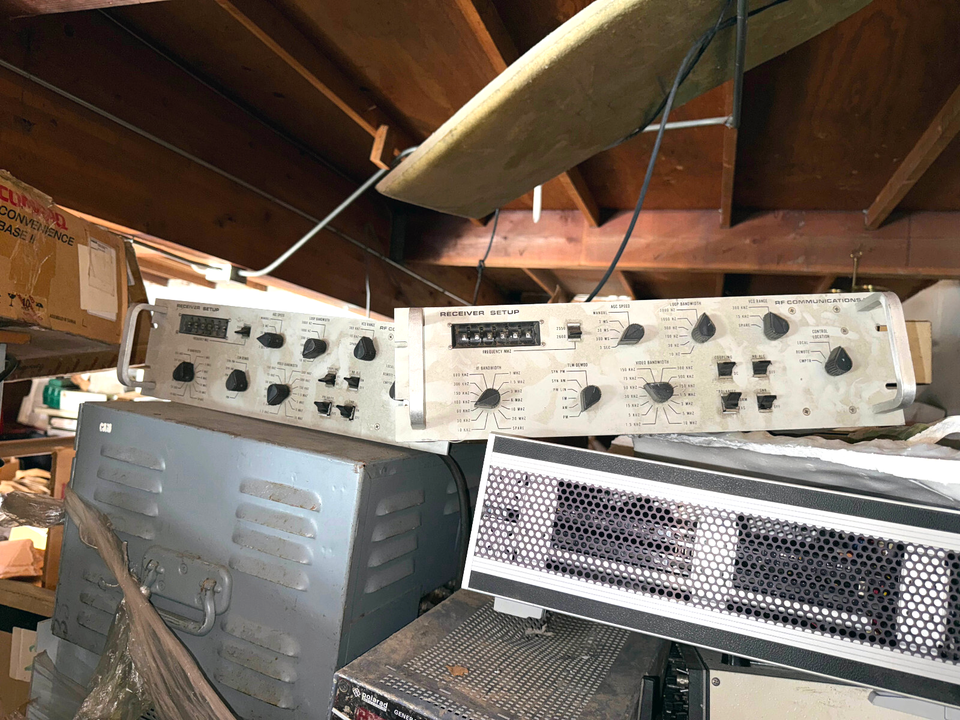 RARE Vintage NASA Radio Communications Rack Lissajous reciever RF ...