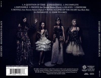 EXIT EDEN (GERMANY) - RHAPSODIES IN BLACK NEW CD 840588110377 | eBay