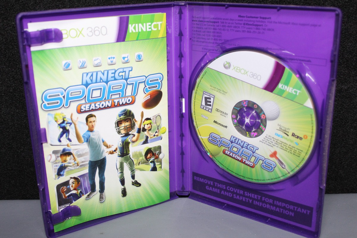 Kinect Sports Season 2 Dvd Ntsc F Xbox 360 Game Covers Xbox 360 For