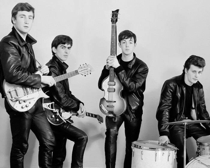 8x10 color photo of legendary rockers The Beatles in a photo op. | eBay