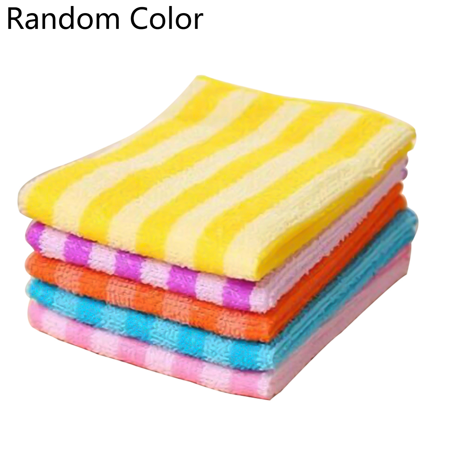5pcs Dish Rag Washable Durable Absorbent Wash Towel Eco-friendly | eBay