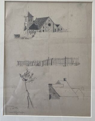 Adah Clifford Murphy (1859-1949) Montigny, France 1886 Signed Woman ...