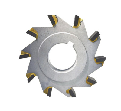 Carbide Tipped Side and Face Milling Cutter Dia 100mm Face Width 8mm 16 ...