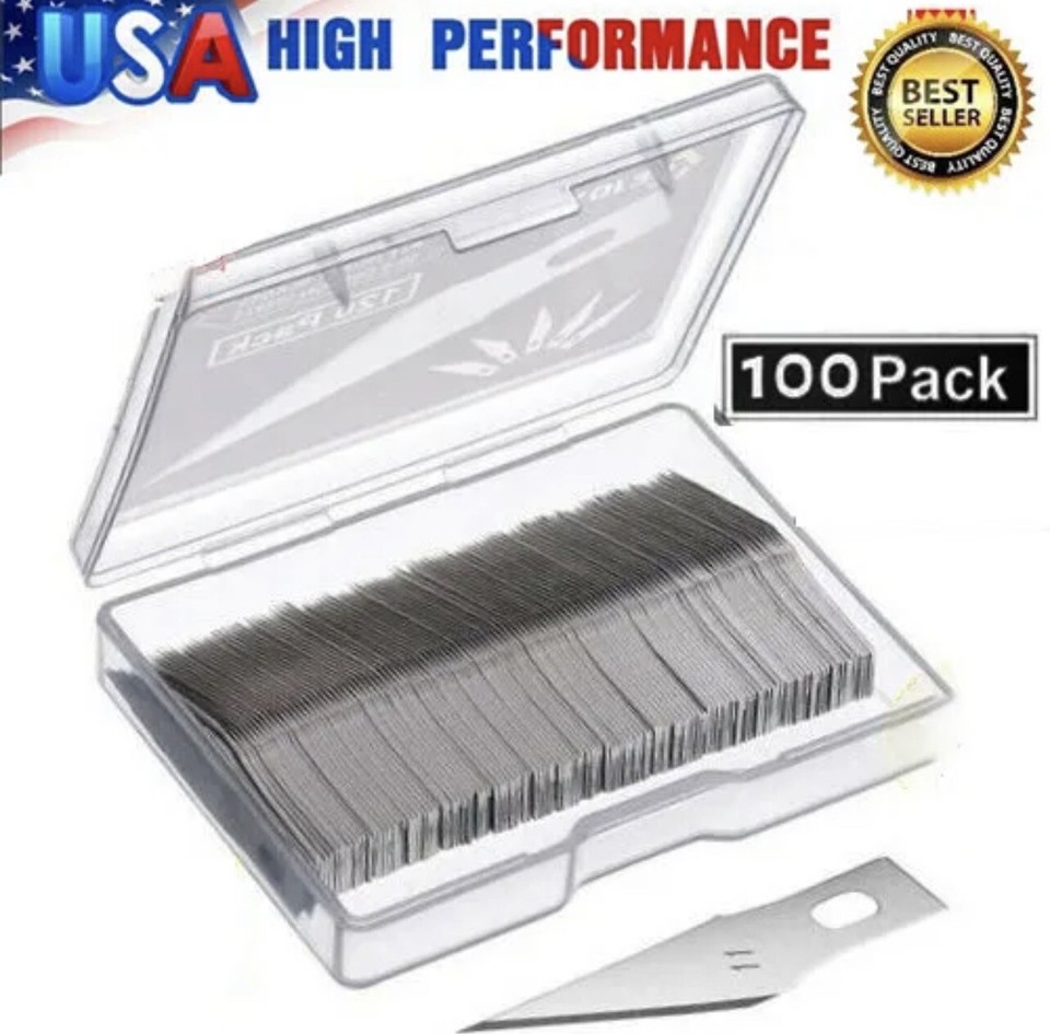100Pcs Blades #11 Exacto Knife style for x-Acto Hobby DIY Multi Tool ...