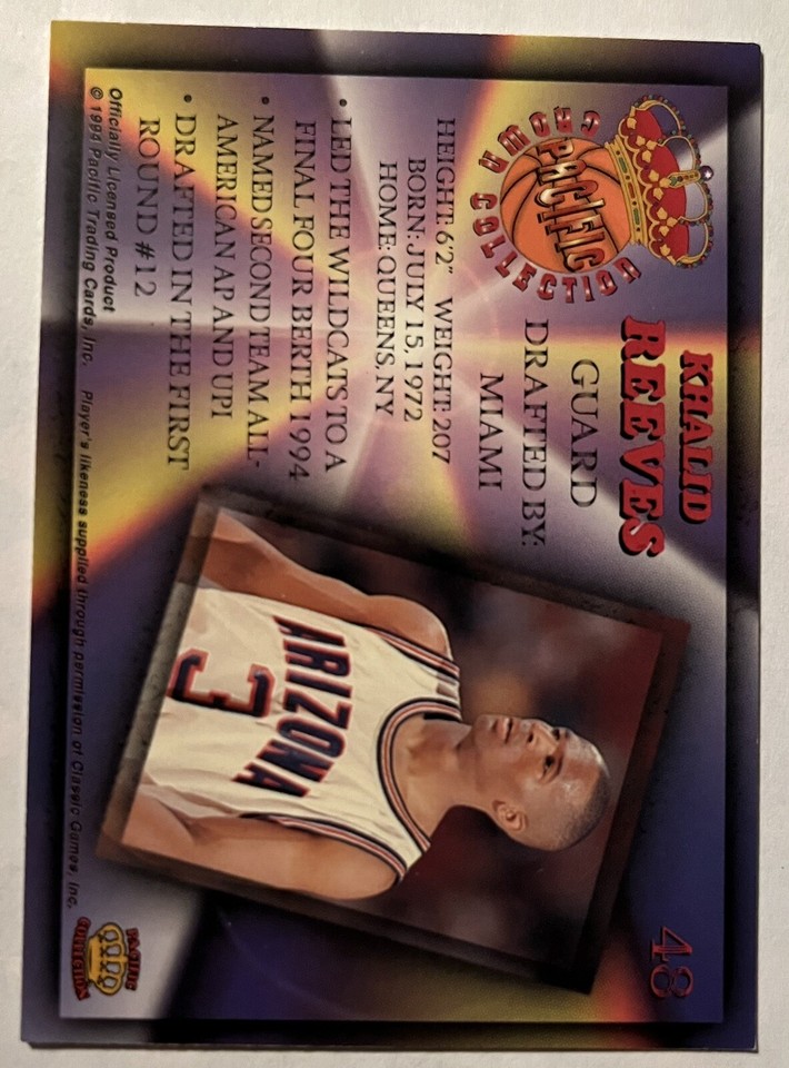 1994 Pacific Prisms #48 Khalid Reeves - Arizona | eBay