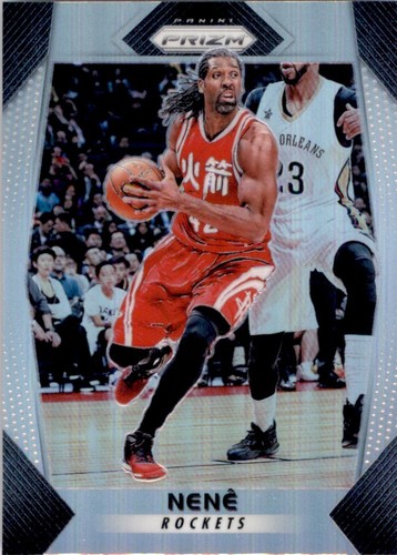 2017-18 Panini Prizm Silver Nene Houston Rockets #253 | eBay