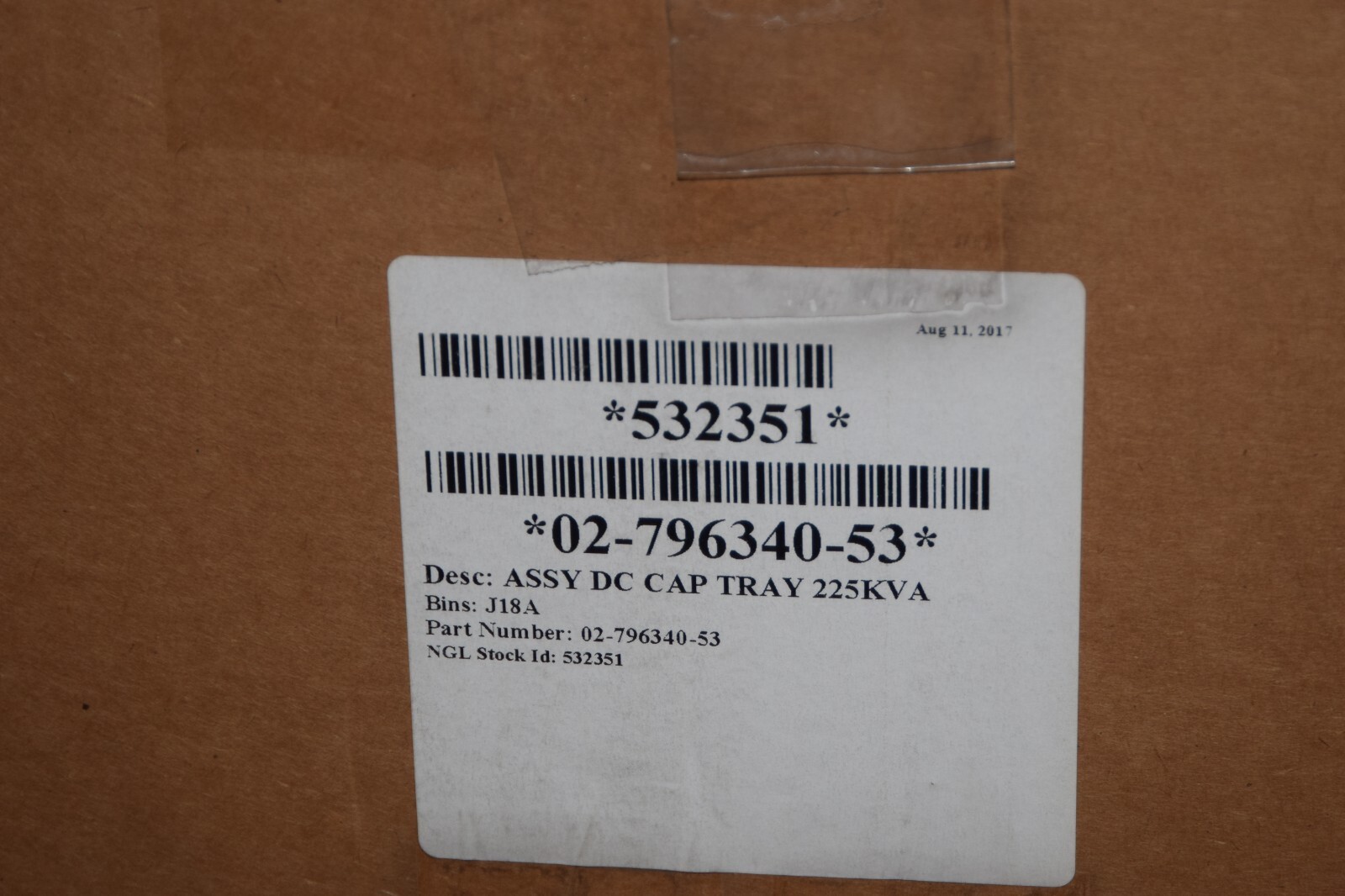 (NEW) EMERSON / LIEBERT 02-796340-53 225kva F101-F102 125A Capacitor ...