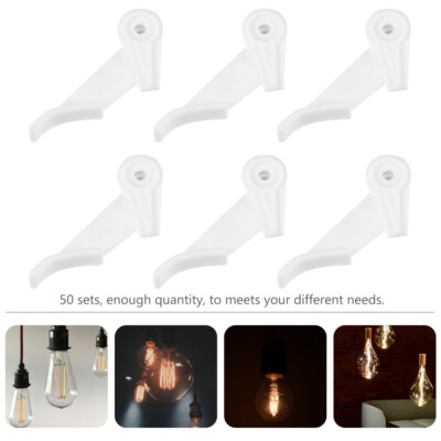 50 Sets cable brackets holder Led Strip Light Clips Rope Light Hooks | eBay