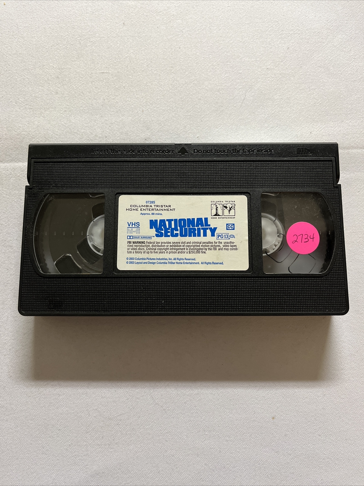 2003 NATIONAL SECURITY VHS Tape, COMPLETE/TESTED SEE PHOTOS (VHS14) | eBay