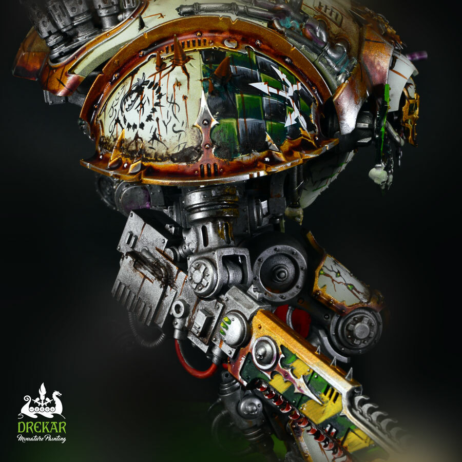Knight Rampager - Desecrator 40K ** COMMISSION ** painting | eBay