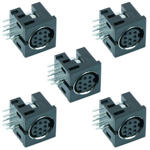 5 x 8-Way PCB DIN Mini Socket Audio Connector | eBay
