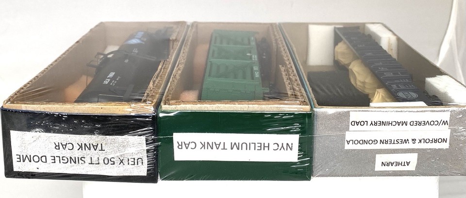 Miscellaneous Freight Cars - NYC Helium Tank Car, ULEX Tank Car, N&W ...