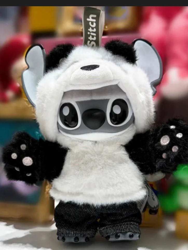 Disney Miniso Stitch Gen Z Street Panda Vinyl Plush Authentic Exclusive ...
