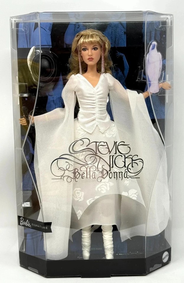 Barbie Stevie Nicks Bella Donna White Dress Doll - IN HAND - SHIPS NOW ...