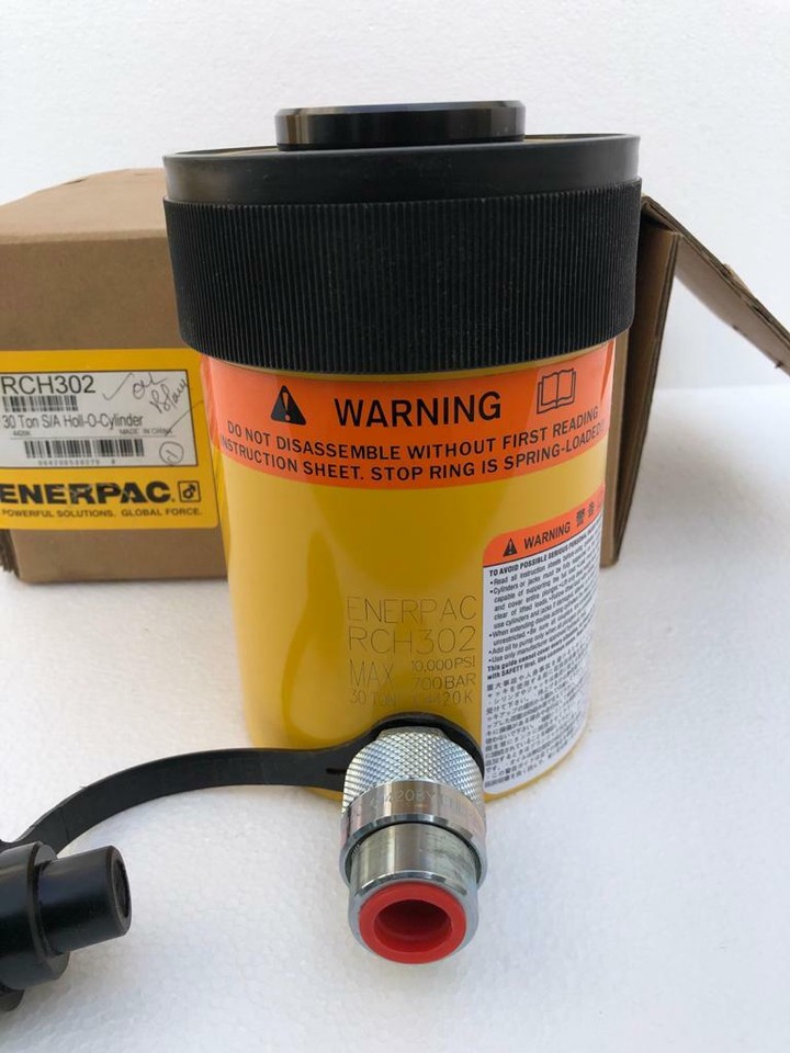 Enerpac RCH 302 Hydraulic Holl-O-Cylinder 30 Tons Capacity 2" Stroke ...