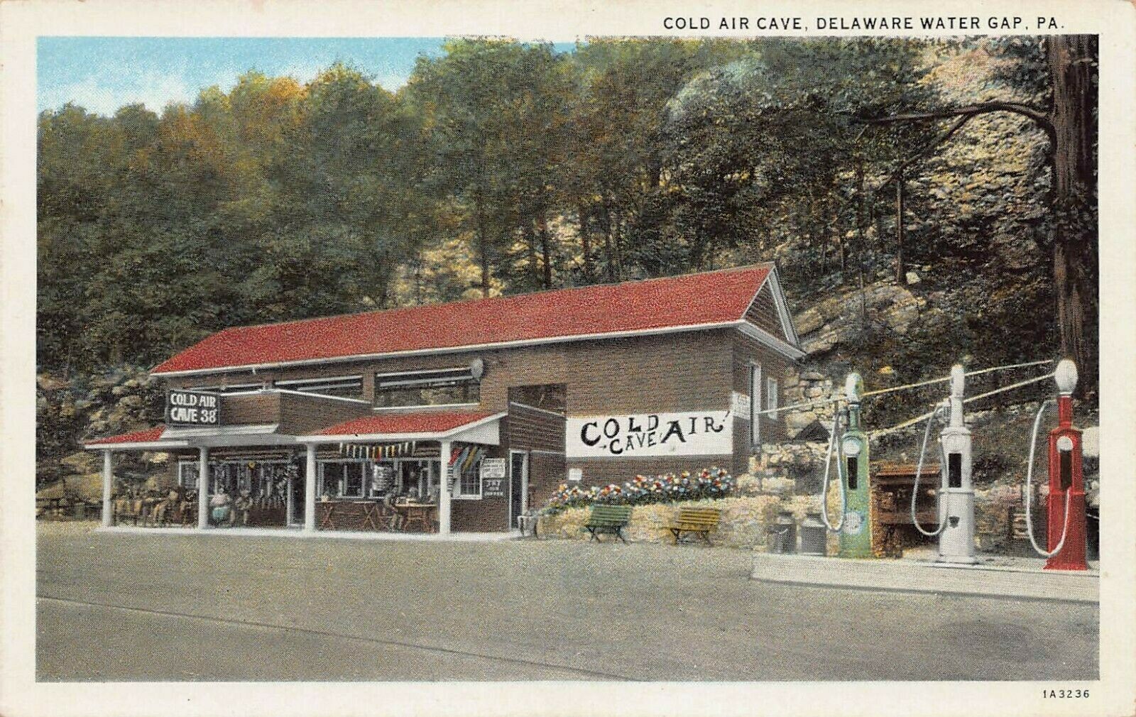 Cold Air Cave, Delaware Water Gap, Pennsylvania, Early Postcard, Unused ...
