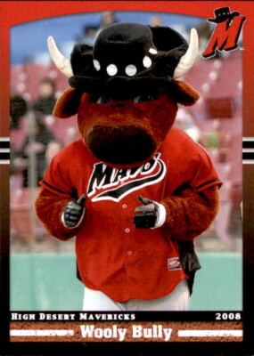 2008 High Desert Mavericks Grandstand #36 Wooly Bully MASCOT - NM ...