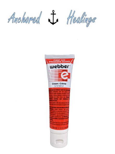 Webber Vitamin E Cream First Aid Minimize Appearance of Scars 50g Exp ...