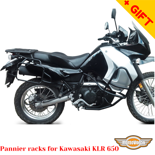 For Kawasaki KLR650 Side carrier pannier rack for cases soft bag KLR ...
