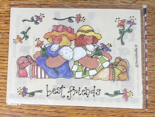 Provo Craft Designer Best Friends People Flowers BFF 2pg Card Scrapbook ...