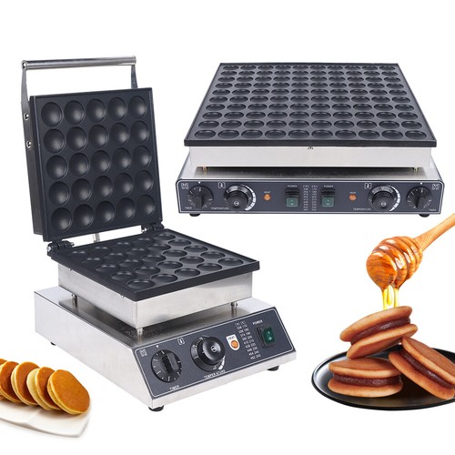 Mini Dutch Pancake Maker Poffertjes Machine for 25PCs Mini Round ...
