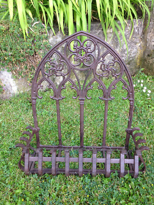 Flower Box Flower Hanger Planter Cast Iron Flower Holder Rustic Gothic ...