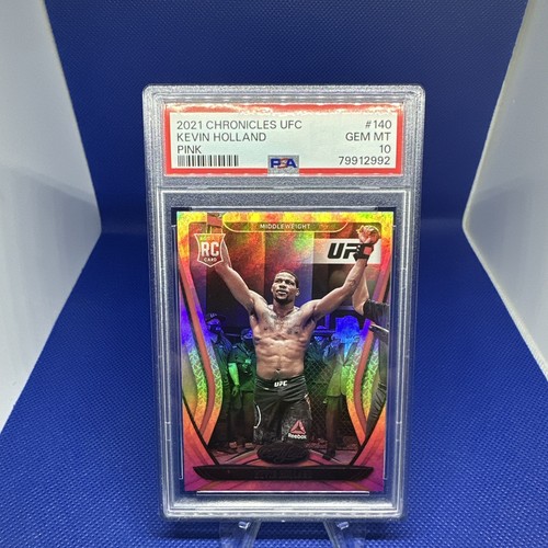 2021 Panini Chronicles UFC Certified Pink Kevin Holland #140 Rookie RC ...
