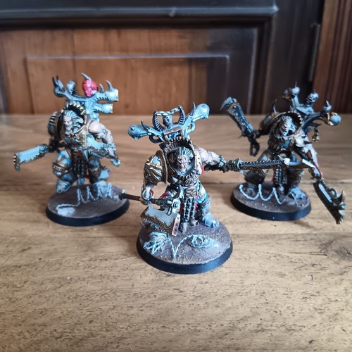 Warhammer 40K - Khorne Exalted Eightbound Squad x3 - Painted | eBay
