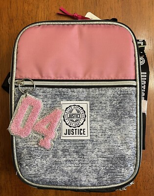 JUSTICE Girls Pink 04 Lunch Bag / Box - New | eBay