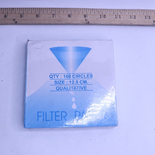 (100-Pk) Qualitative Filter Paper 10 Micron Medium Speed 85GSM 12.5cm ...