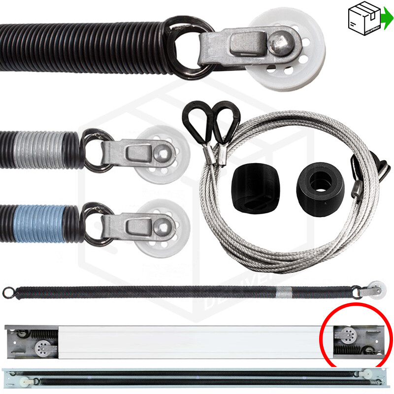 Garador Catnic Westland Mk3C Springs Pulley Roller PN58 PN57/1 Blue ...