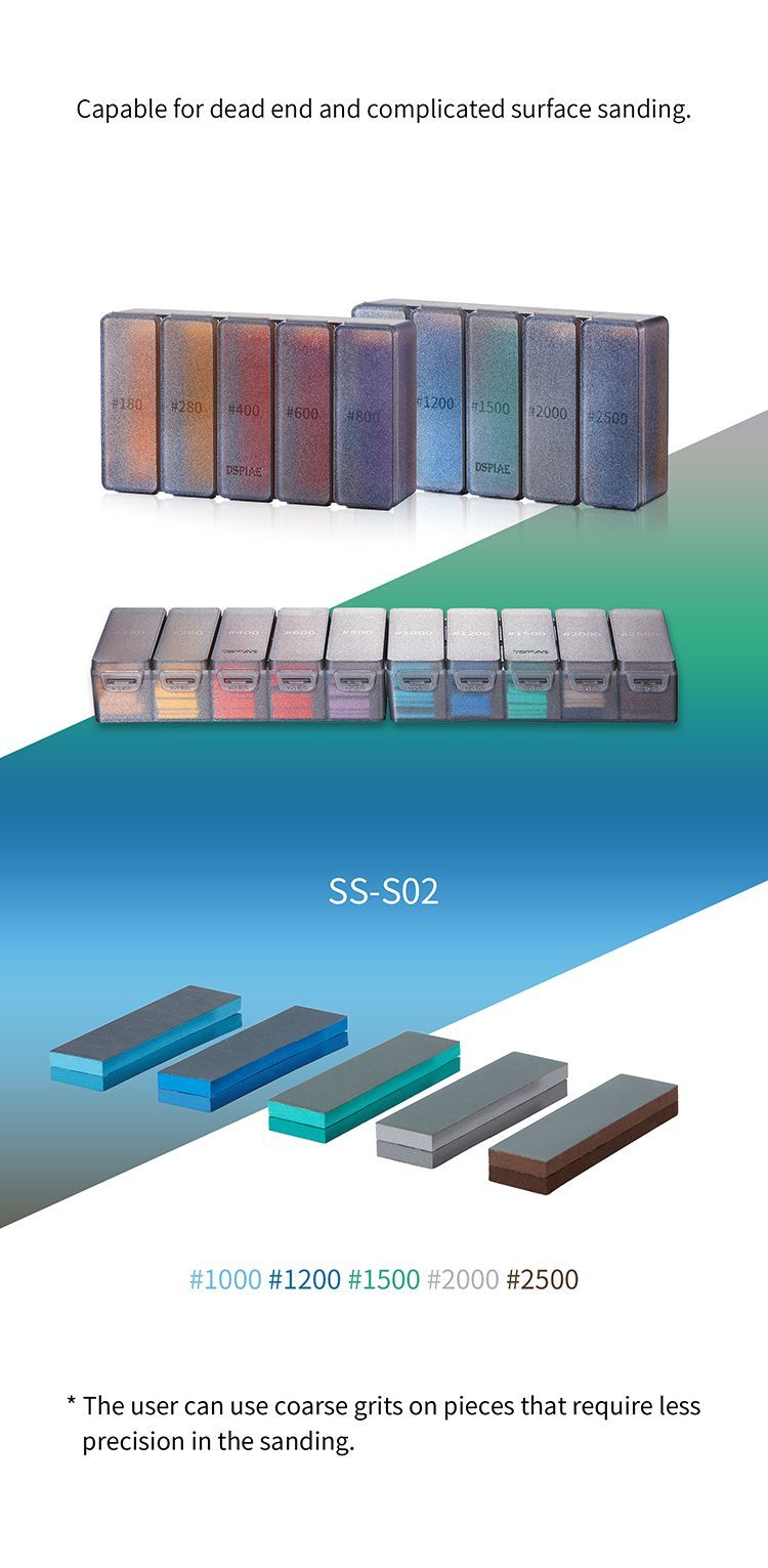 DSPIAE Sanding Sponge Set (180 280 400 600 800) (30pcs) SS-S01 - US for ...