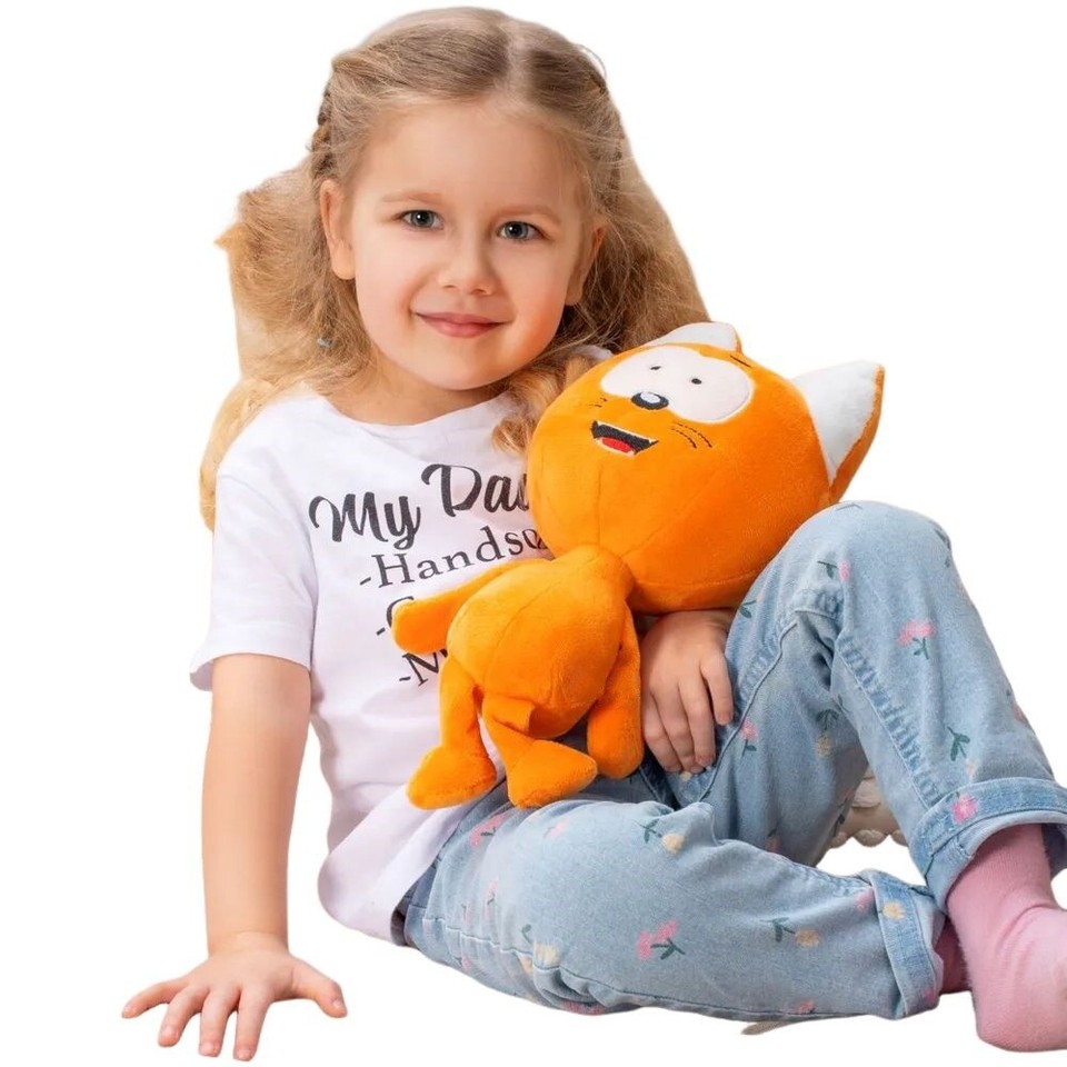 Cartoon Kote Kitty Plush Doll Fluffy Cotton Stuffed Soft Doll Toys Kids ...