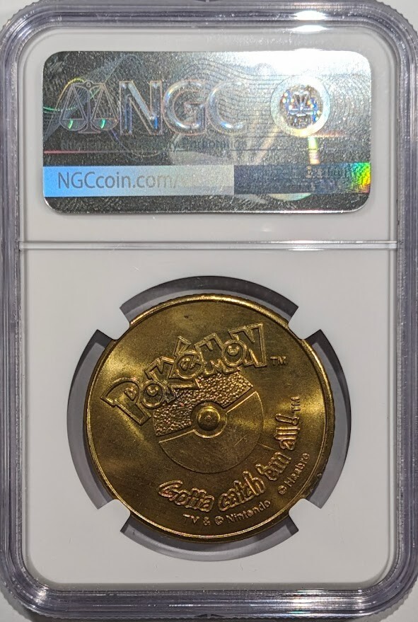 1999 Pokemon Battling Coin TANGELA #114 - NGC MS65 | eBay