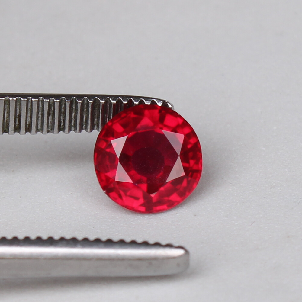 Natural Red Ruby 2.75 Ct Pigeon Mozambique Round Cut Loose Certified ...