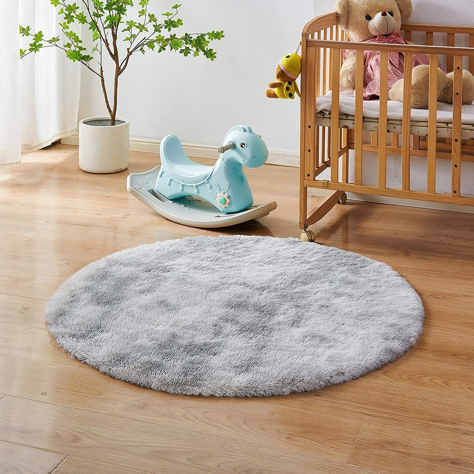Fluffy Rugs Rug Carpet Large Shaggy Super Soft Mat Living Room Bedroom ...