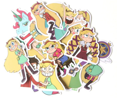 Star vs the Forces of EVIL Decal Stickers Random Assorted Lot Of 17 ...