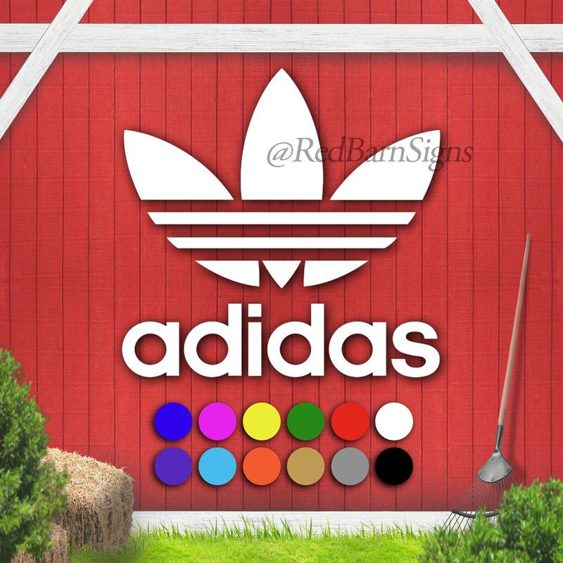 Adidas Logo Vinyl Surfboard Snowboard Skate Car Window sticker | eBay