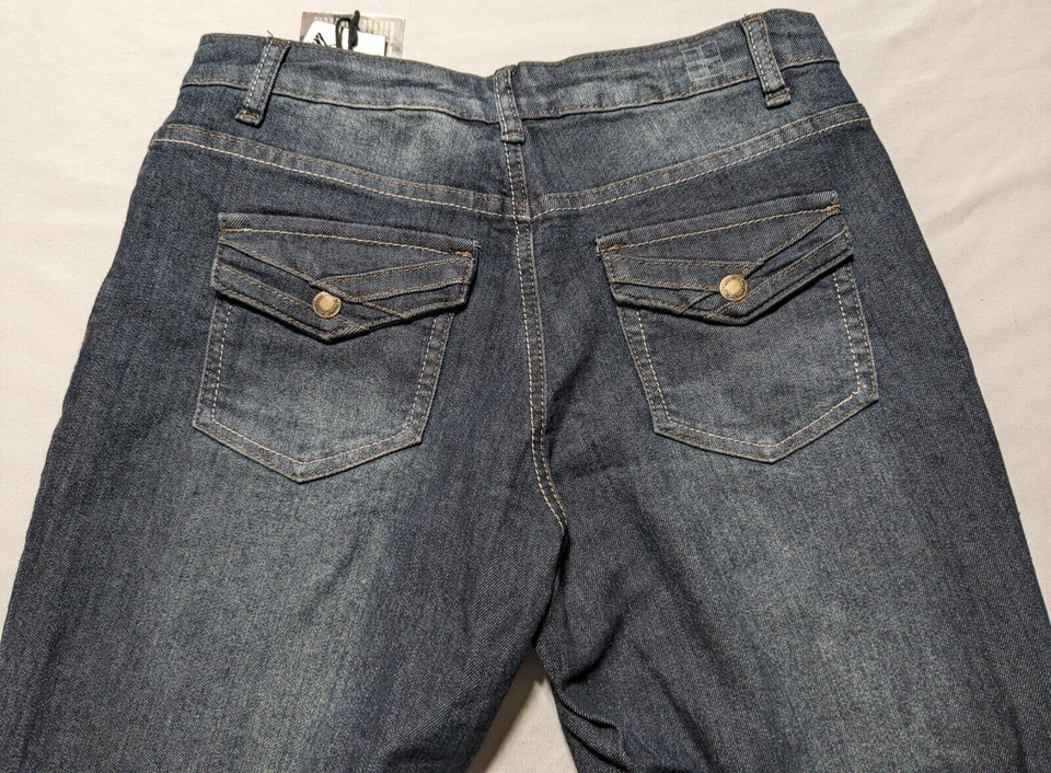 SALT WORKS BOOTCUT Women Size 4 Stretch Denim Blue Jeans NEW | eBay