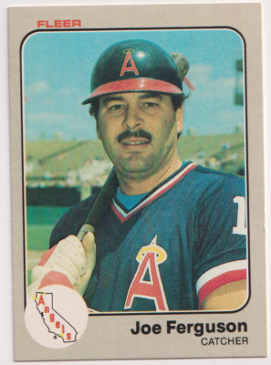 1983 Fleer #87 Joe Ferguson California Angels | eBay