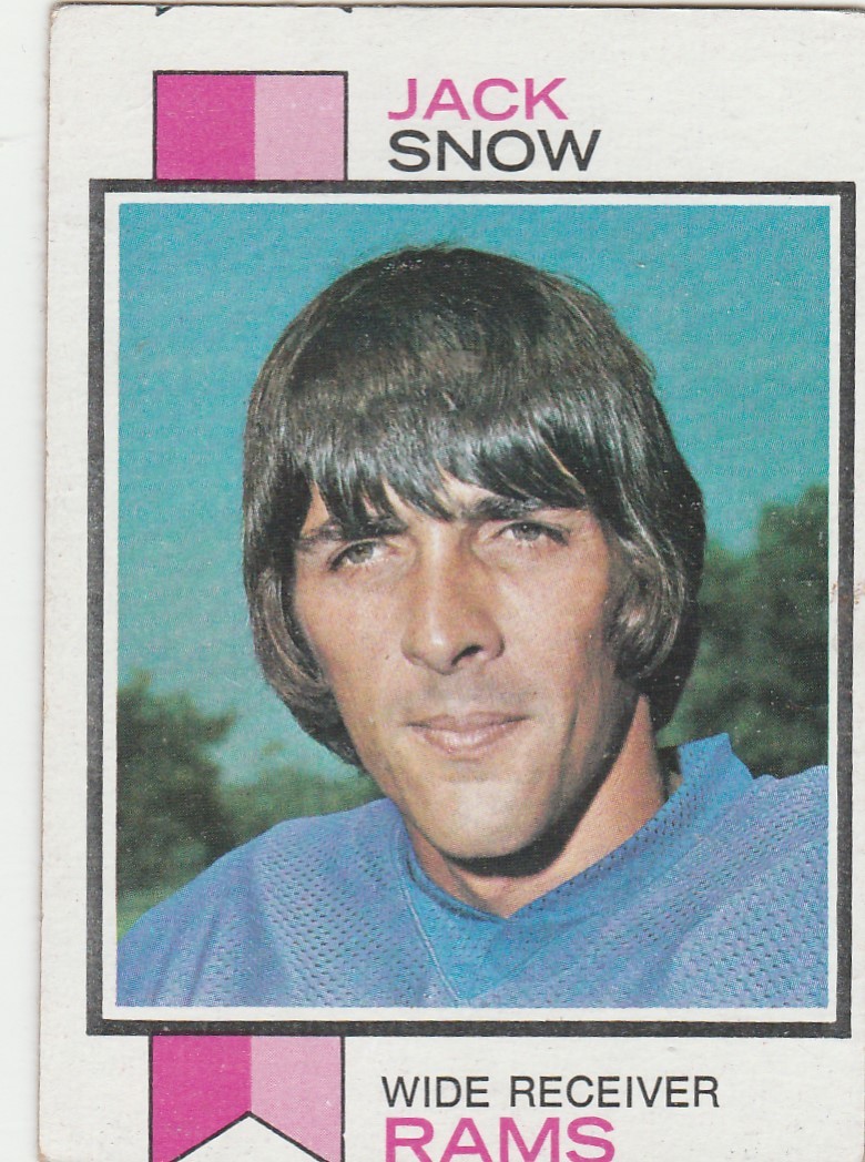 FREESHIPPING-VG TO GOOD-1973 TOPPS #416 Jack Snow Rams | eBay