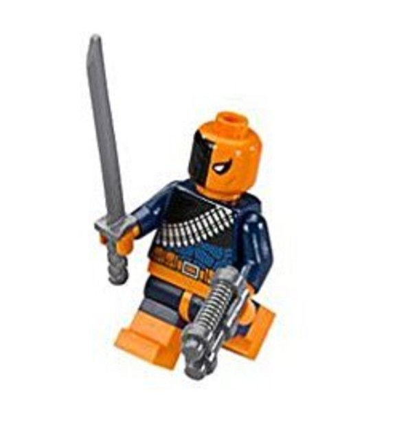 LEGO® Superheroes™ Batman Minifigure Deathstroke Slade Wilson Sword Gun ...