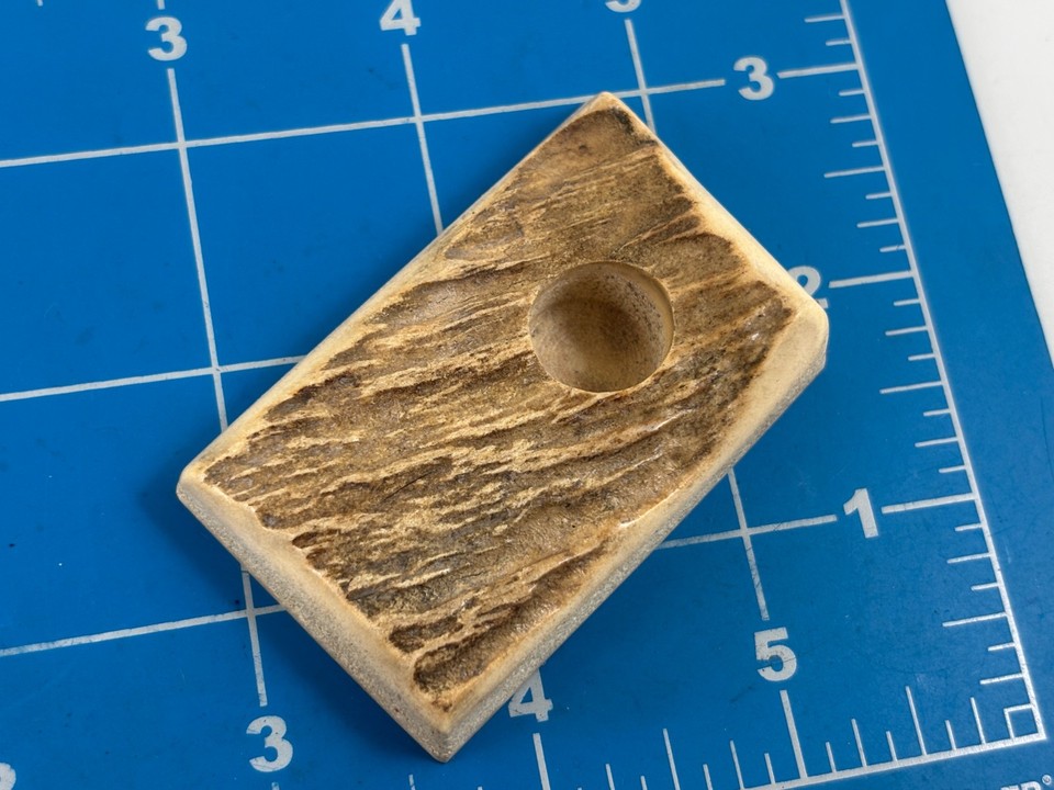Judd's Very Nice Vintage Bone Single Pipe Tamper Holder | eBay