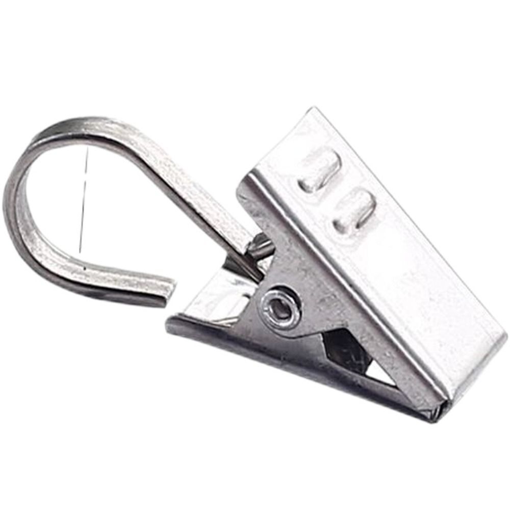 10PCS/Set Stainless Steel Photos Clips Household Curtain Clamp Drapery ...