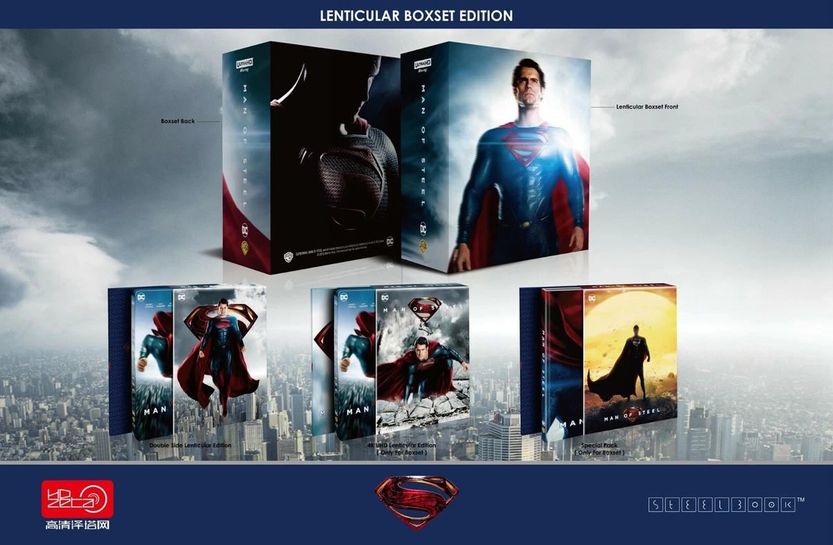 Man Of Steel Blu Ray Steelbook