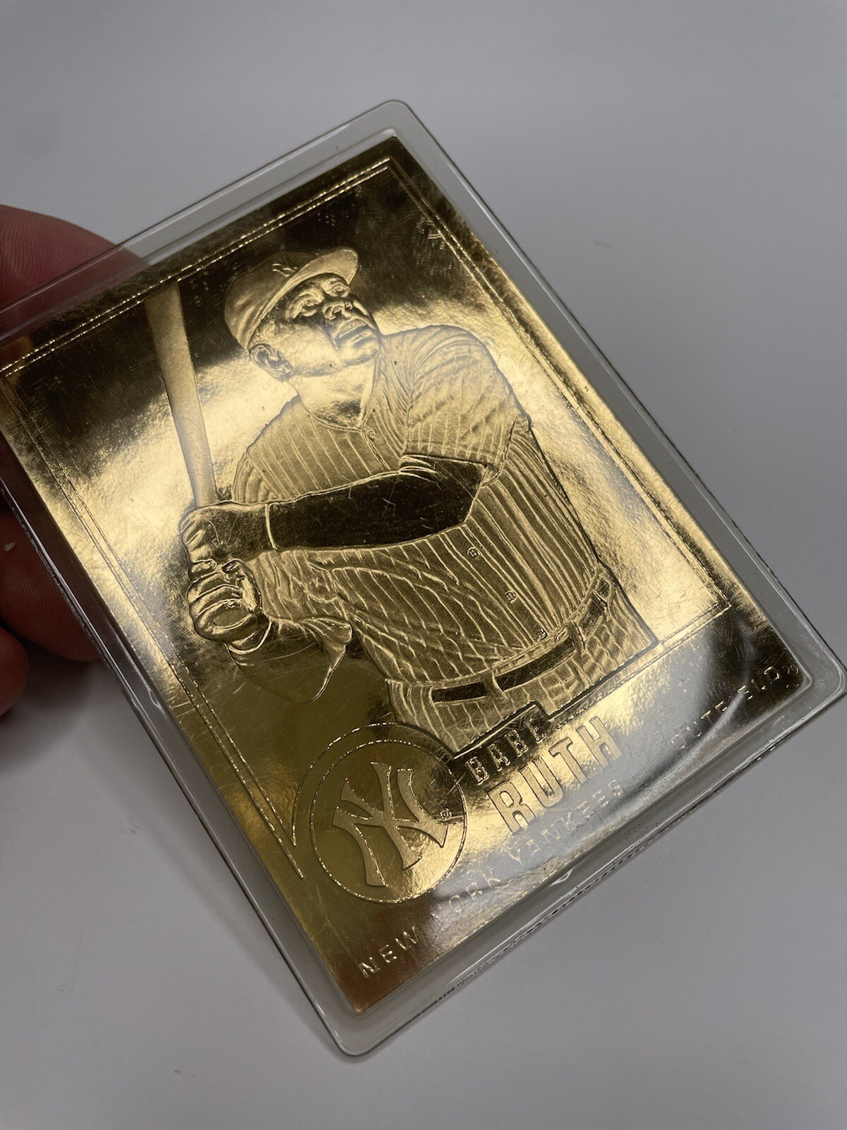 Babe Ruth Gold Foil Card 1996 22K Sealed | eBay