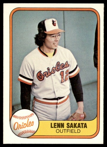 1981 Fleer Lenn Sakata Baltimore Orioles #194 | eBay