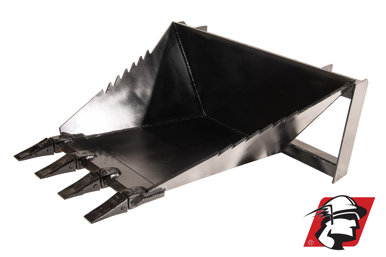 Stump Bucket Attachment Tree Spade Scoop Digger Skid Steer for Bobcat ...