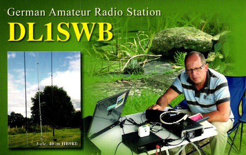 German Amateur Radio Station Germany DL1SWB QSL Radio Postcard | eBay