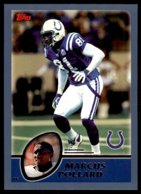 2003 TOPPS MARCUS POLLARD INDIANAPOLIS COLTS #24 | eBay